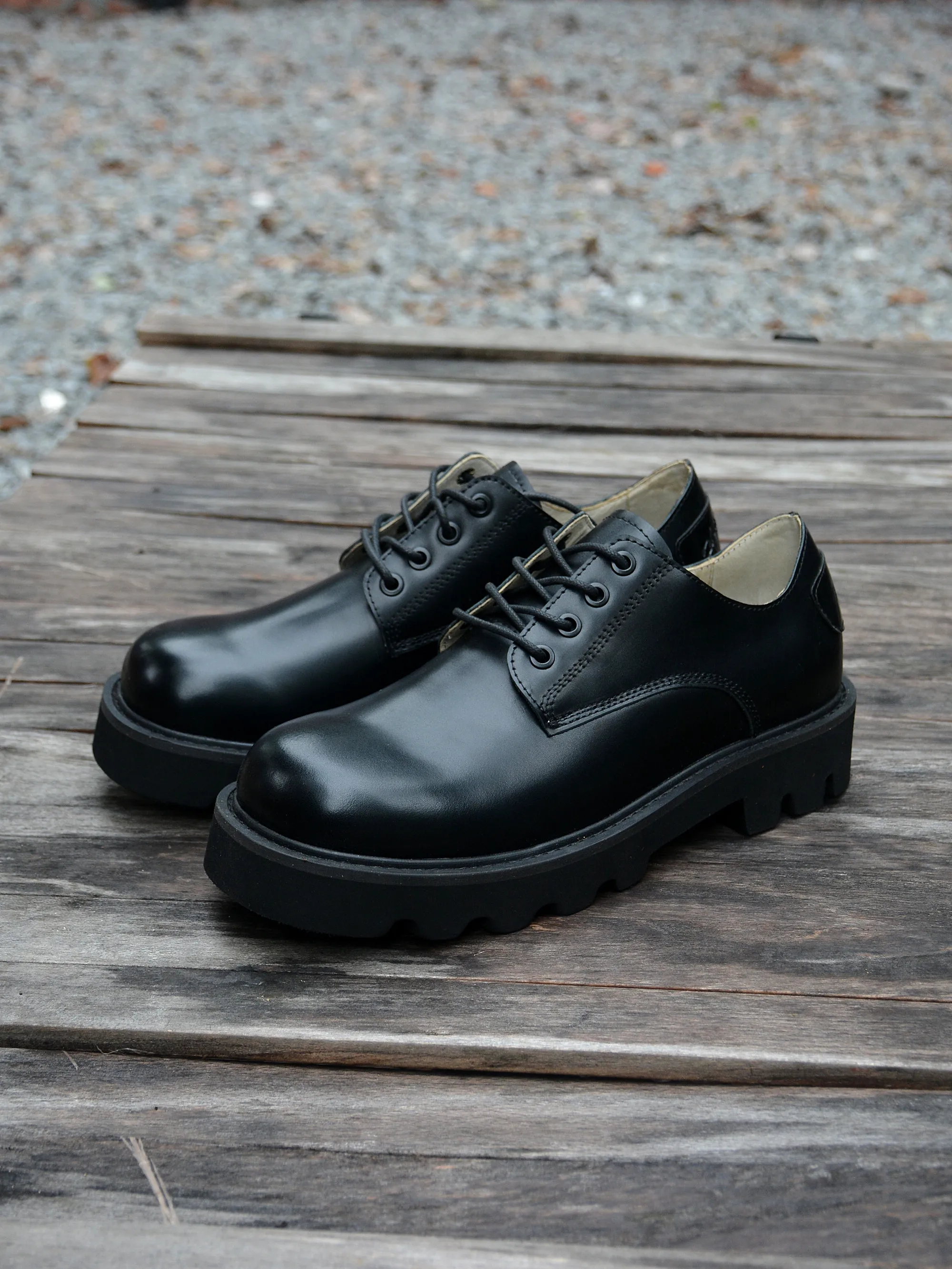Original-Commuter-Big-Head-Derby-Shoes-Cowhide-Leather-Thick-Sole ...