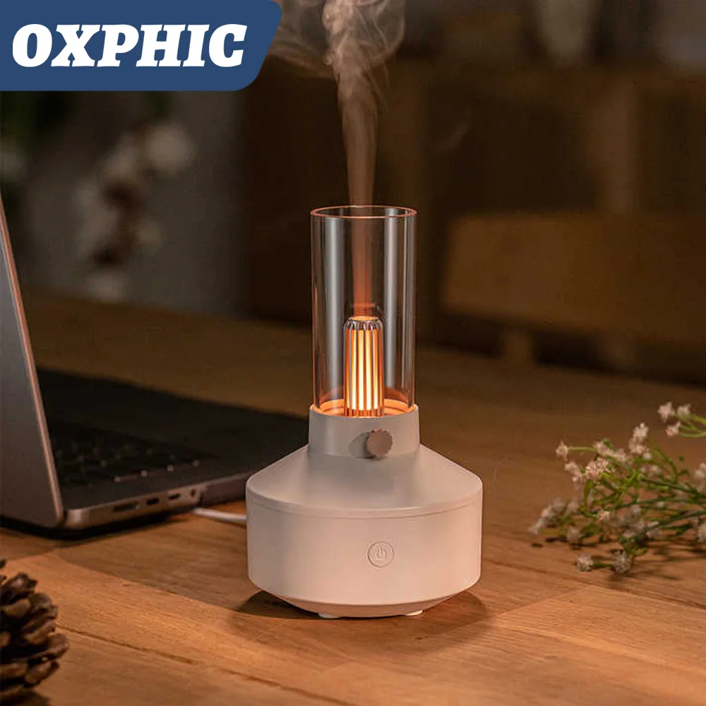 OXPHIC Diffuser Essential Oils for Home Appliance Retro Candle Lamp ...