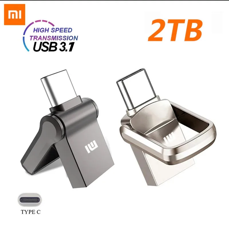 Xiaomi Mini Metal USB Flash Drive, Pendrive de alta velocidade, Memory ...