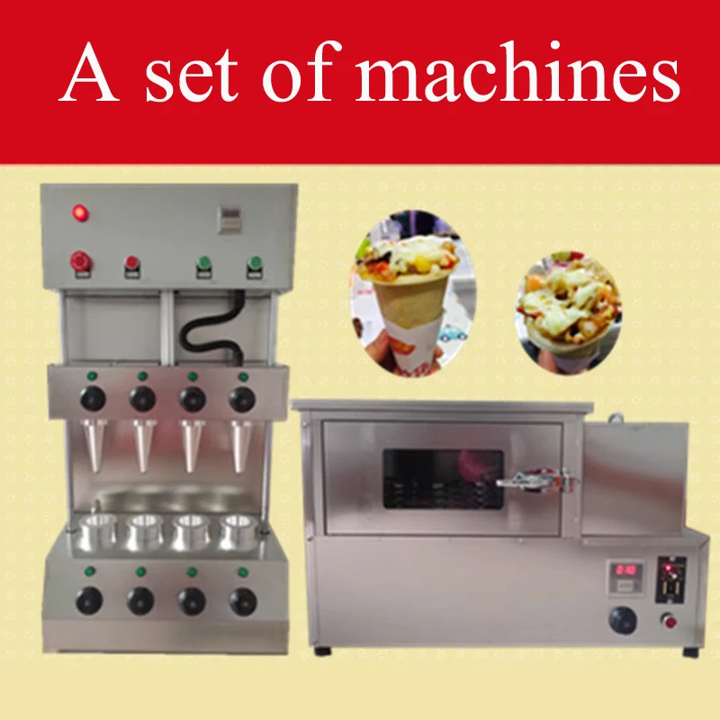 Electric-Pizza-Cone-Machine-Ice-Cream-Cone-Making-Machine-Rotary-Pizza ...