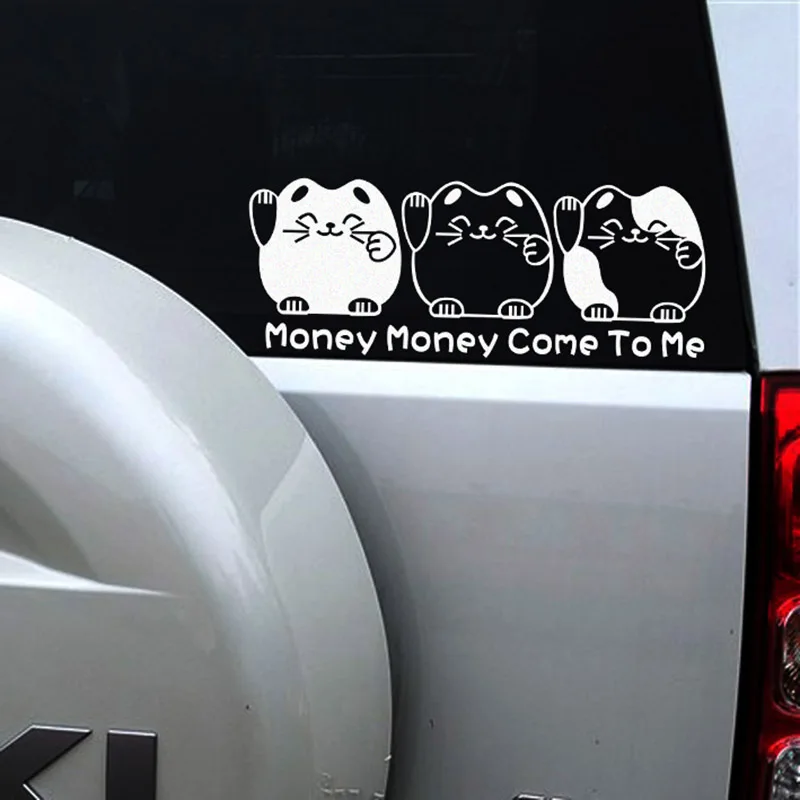 Lovely Cartoon Car Bumper Stickers and Decals Cute For Women Tail ...