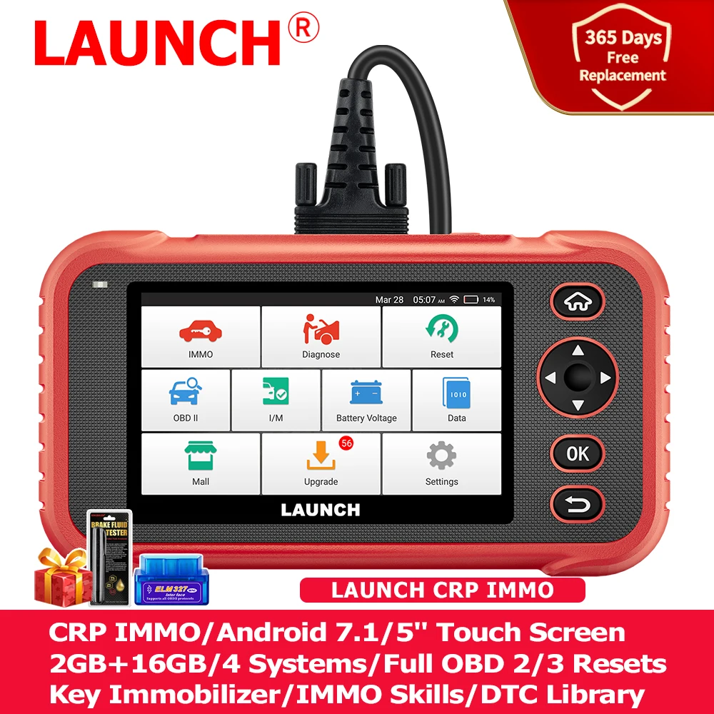 LAUNCH-X431-CRP-IMMO-OBD2-Scanner-Key-Immobilizer-Car-Diagnostic-Tool ...