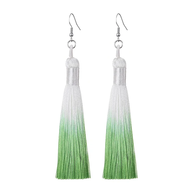 Fringe Earrings For Women Boho Cone Style Earrings With Silky Tassel ...