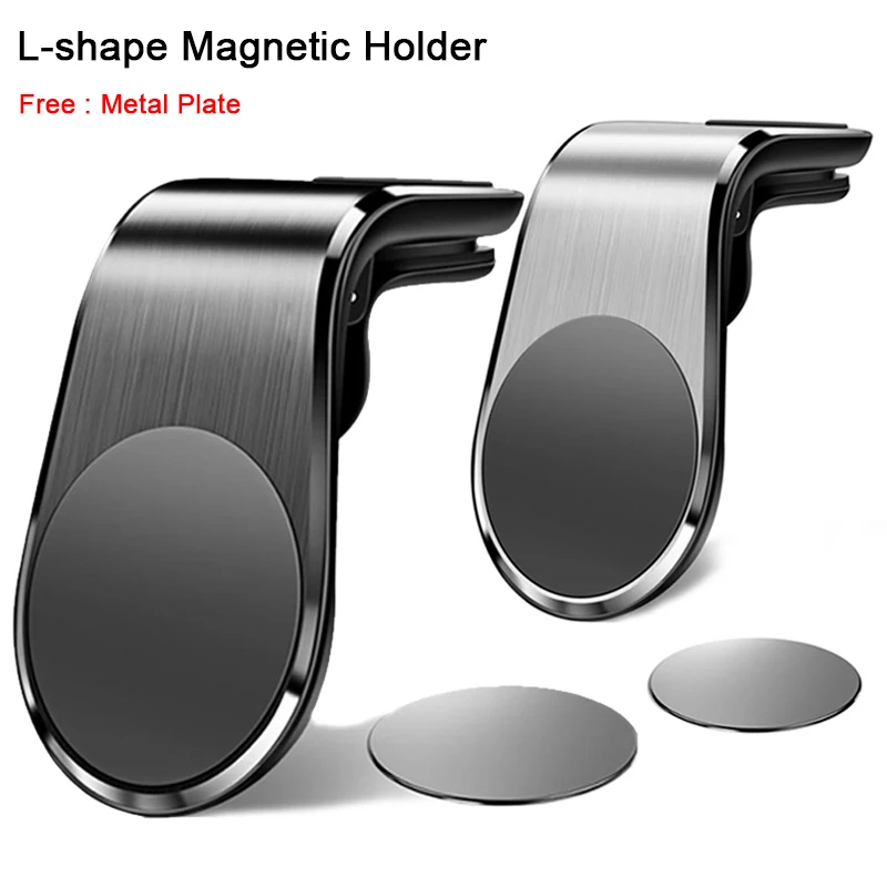 Magnetic-L-Type-Phone-Holder-in-Car-Smartphone-Stand-Clip-for-Mount-Car ...