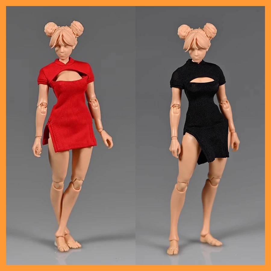 1-12-Scale-Female-Cheongsam-Open-Chest-Dress-Clothes-Model-Fit-12 ...
