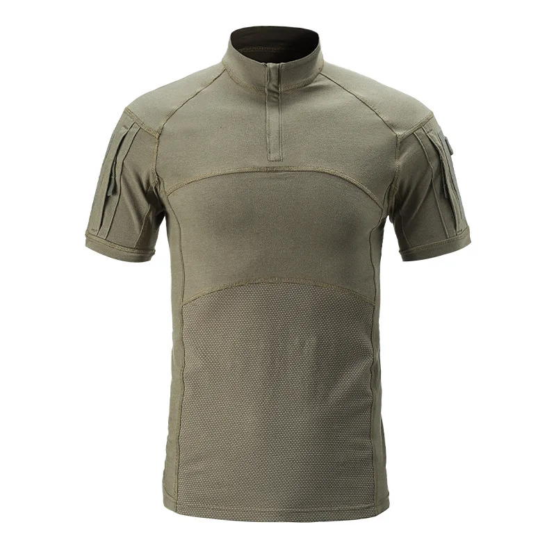 Army-Military-Tactical-Shirt-Short-Sleeve-Camo-Men-s-Keep-Warm-Combat-T ...