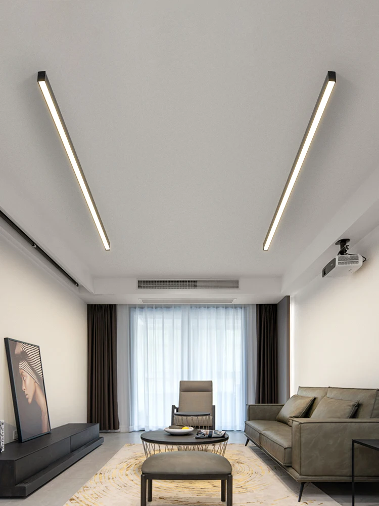 Living-room-lighting-led-ceiling-light-surface-mounted-linear-light ...