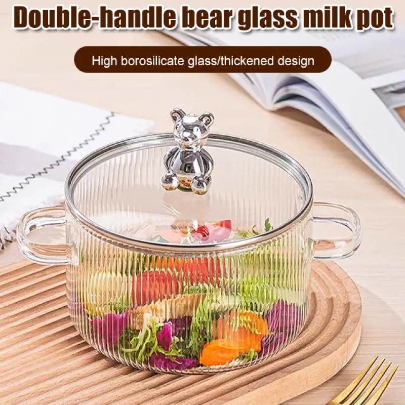Glass-Milk-Pot-Double-Ear-Large-Capacity-Boron-Glass-Clear-Saucepan ...