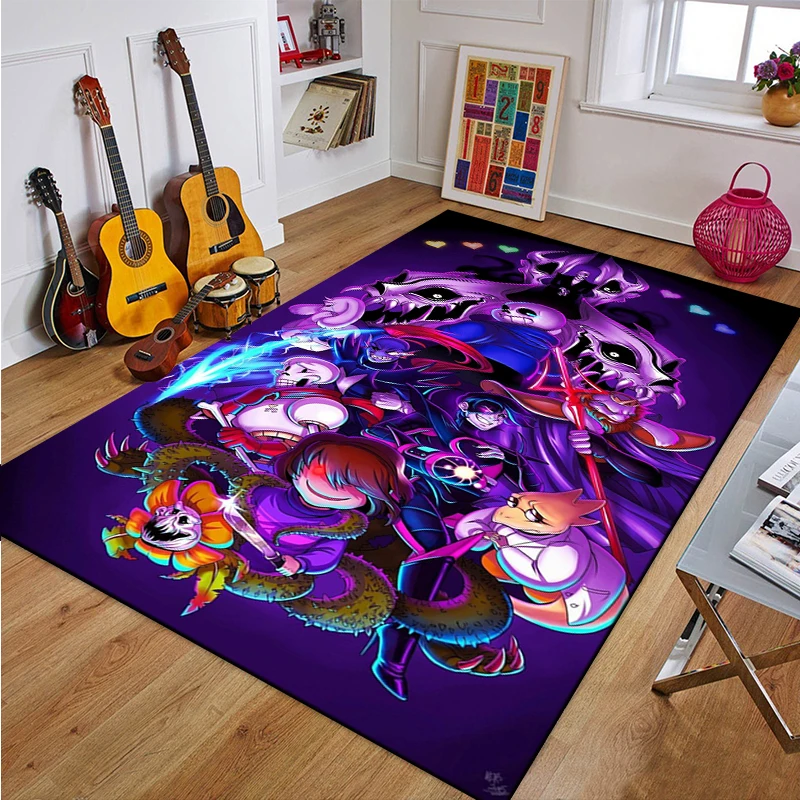 U-Undertale Pattern Rug for Living Room Area Carpet Bathroom Mat ...