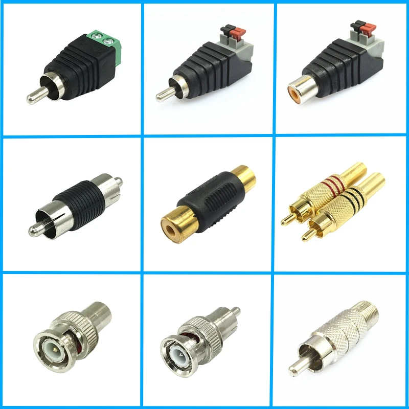 5Pcs-lot-RCA-Connector-Socket-Lotus-Welding-Free-Connector-RCA ...