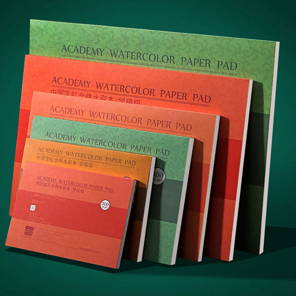 Professional-20Sheets-300g-m-Watercolor-Paper-Water-Color-Book-Hand ...