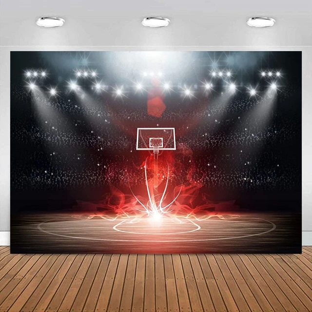 Basketball Hoop On Fire