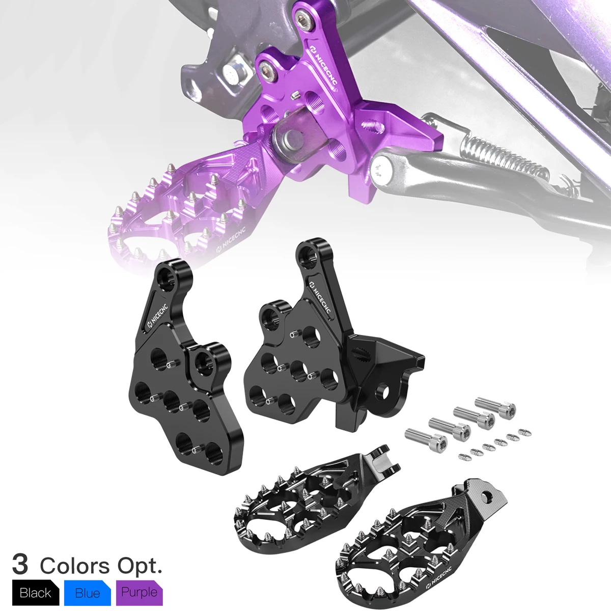 For-Surron-Enlarged-Foot-Pegs-Footrest-Bracket-For-Sur-Ron-Light-Bee-X ...