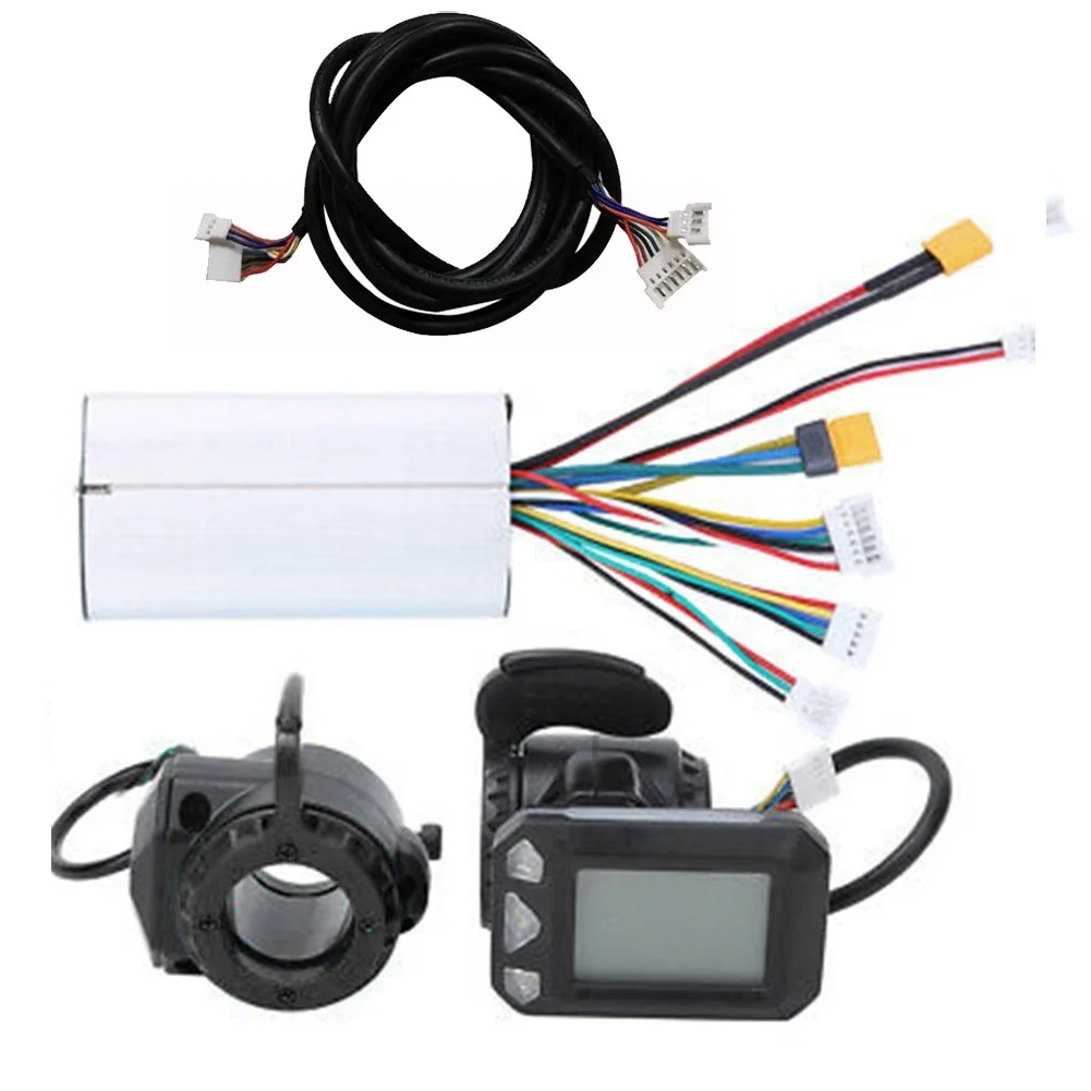5-5-6-5inch-Carbon-Fiber-Electric-Scooter-Bike-24-36V-Controller-LCD ...