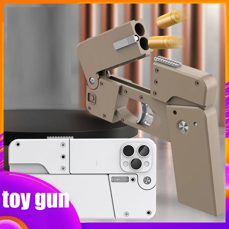 Mini-Toy-Gun-Adult-Creative-Mobile-Phone-Case-Folding-Soft-Mobile-Spray ...