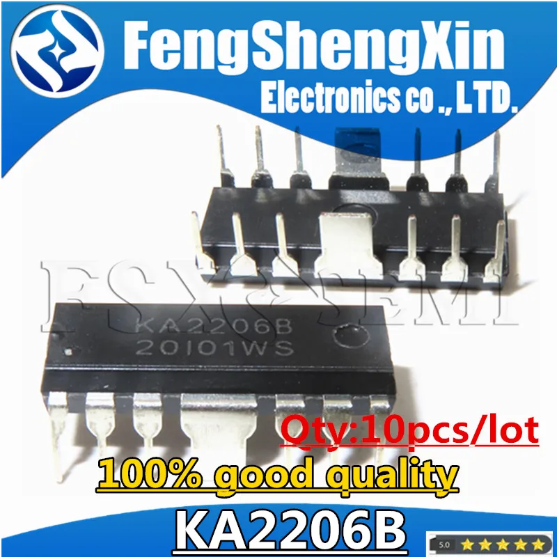 10pcs/lot New KA2206 DIP12 KA2206B 2-CHANNEL POWER AMPLIFIER IC - AliExpress 502