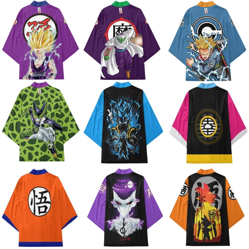 Pijamas de Dragon Ball para hombre y mujer, Kimono de Anime, Son Gohan ...