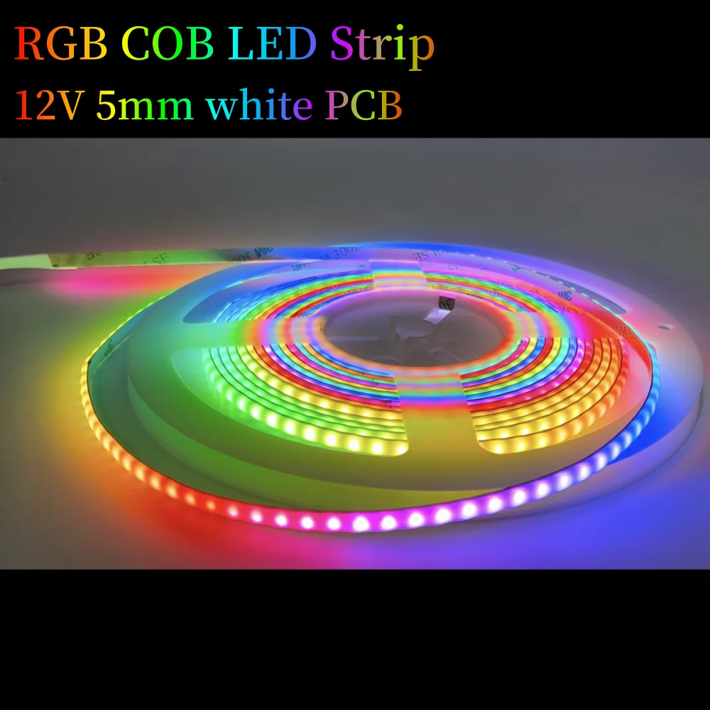 ETOP-DC12V-5V-5mm-COB-RGB-LED-Strip-Lights-160-LEDs-m-High-Density ...