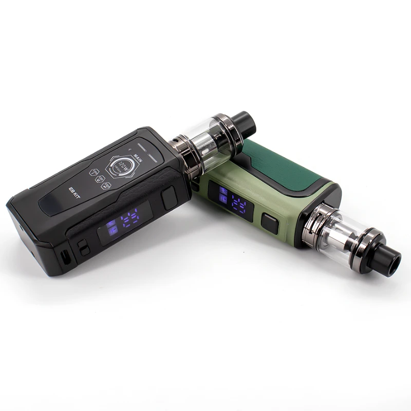 Smoke E5 Kit 120W Vape Box Mod with 2.5ml Pod Tank Atomizer 1800mAh Built-in Battery OLED Screen ...