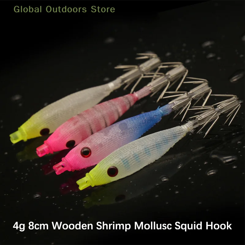 Export-Japan-Squid-Needle-8cm-4g-Bionic-Bait-Wrap-Cloth-Rubber-Soft ...