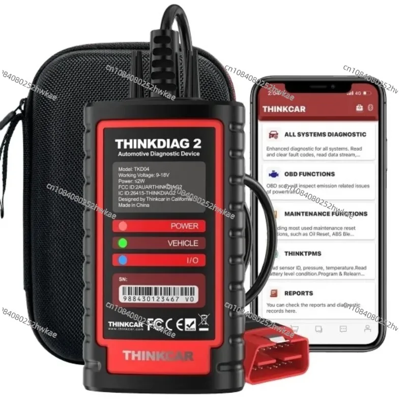 2025 Thinkdiag 2 THINKCAR Thinkdiag2 OB-D2 Scanner All System Support ...