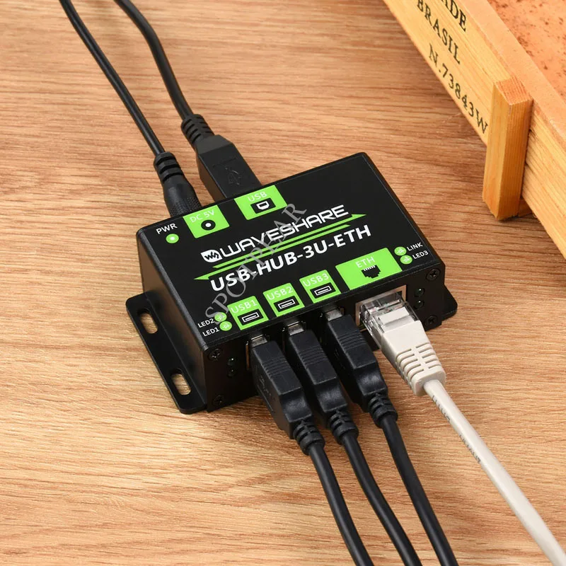 Industrial-Grade-Multifunctional-USB-HUB-Extending-3x-USB-ports-100M ...