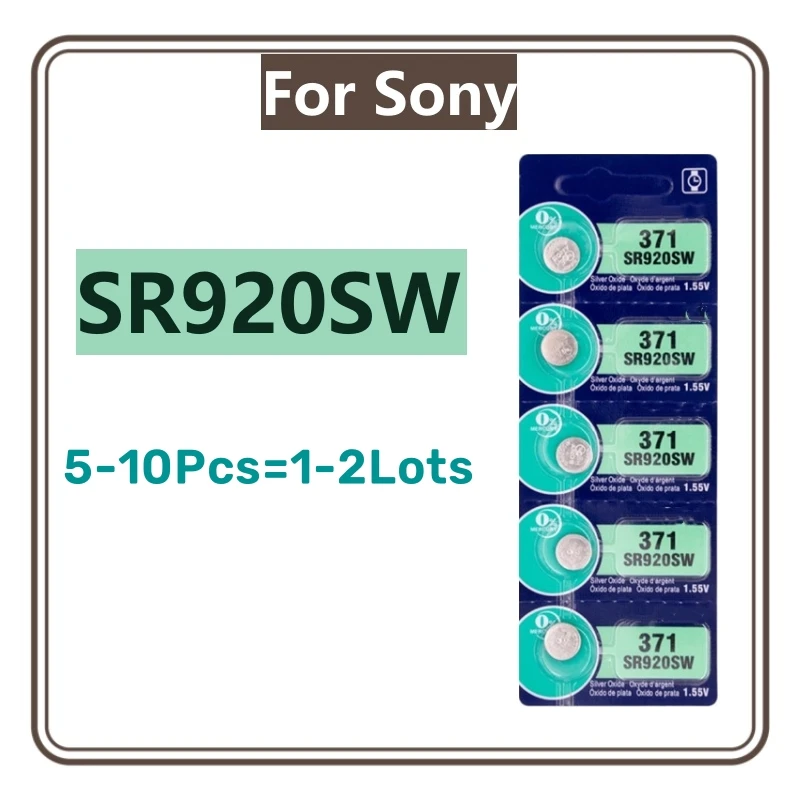 5-10pcs-For-SONY-AG6-371-SR920SW-LR920-SR927-370-L921-LR69-SR920-Button ...