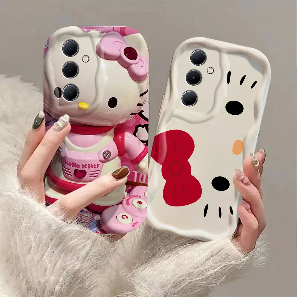Sanrio-Toy-Hello-Kitty-3D-Wave-Phone-Case-For-Samsung-Galaxy-S24-S23 ...