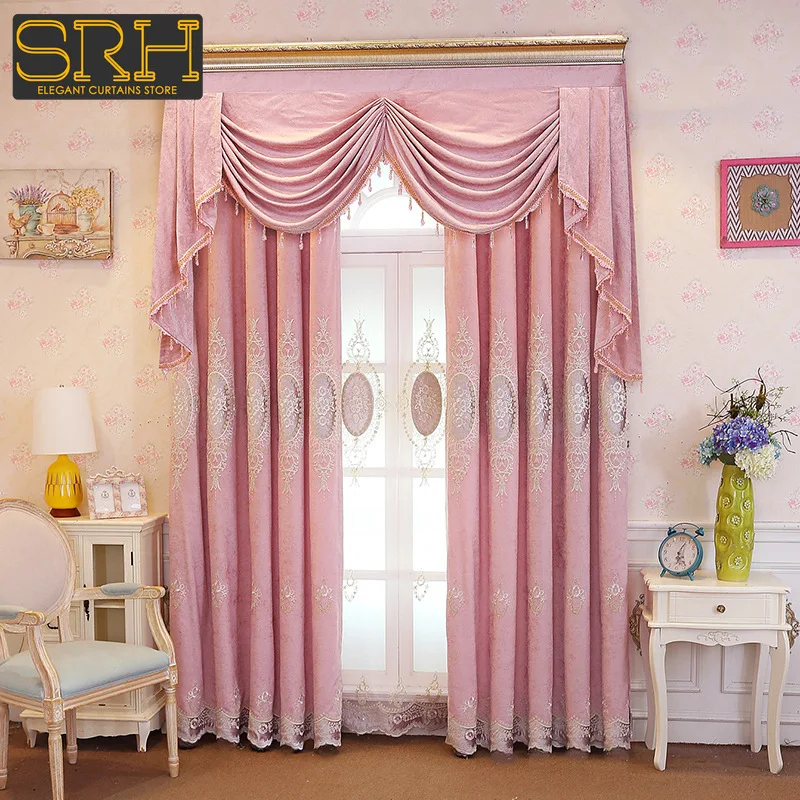European-High-end-Chenille-Curtains-for-Living-Room-Bedroom-Window ...