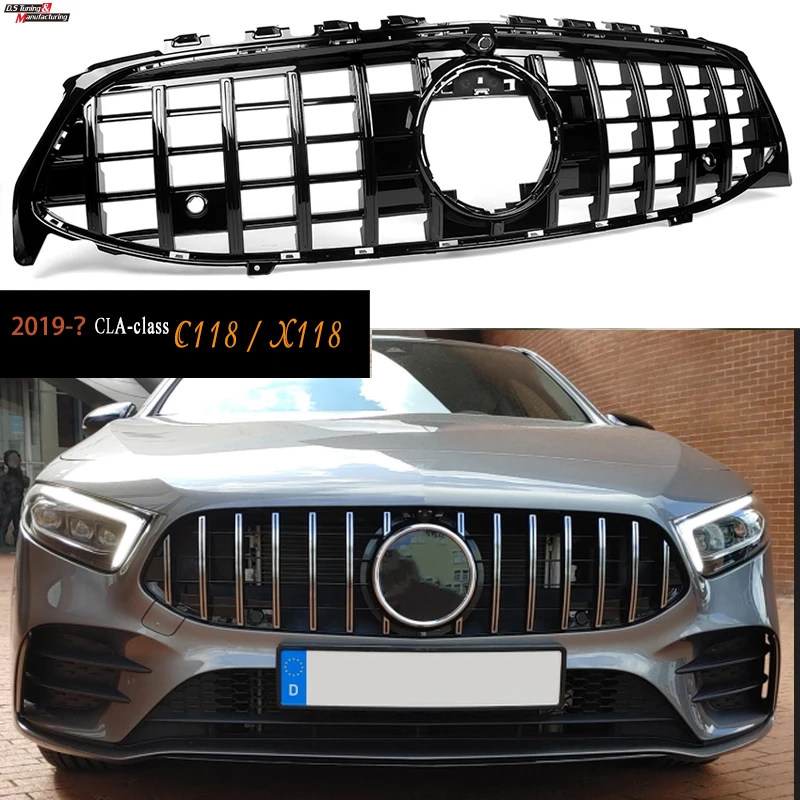 C118-GT-Front-Bumper-Grille-For-Mercedes-Benz-CLA-Class-2019-2022-W118 ...
