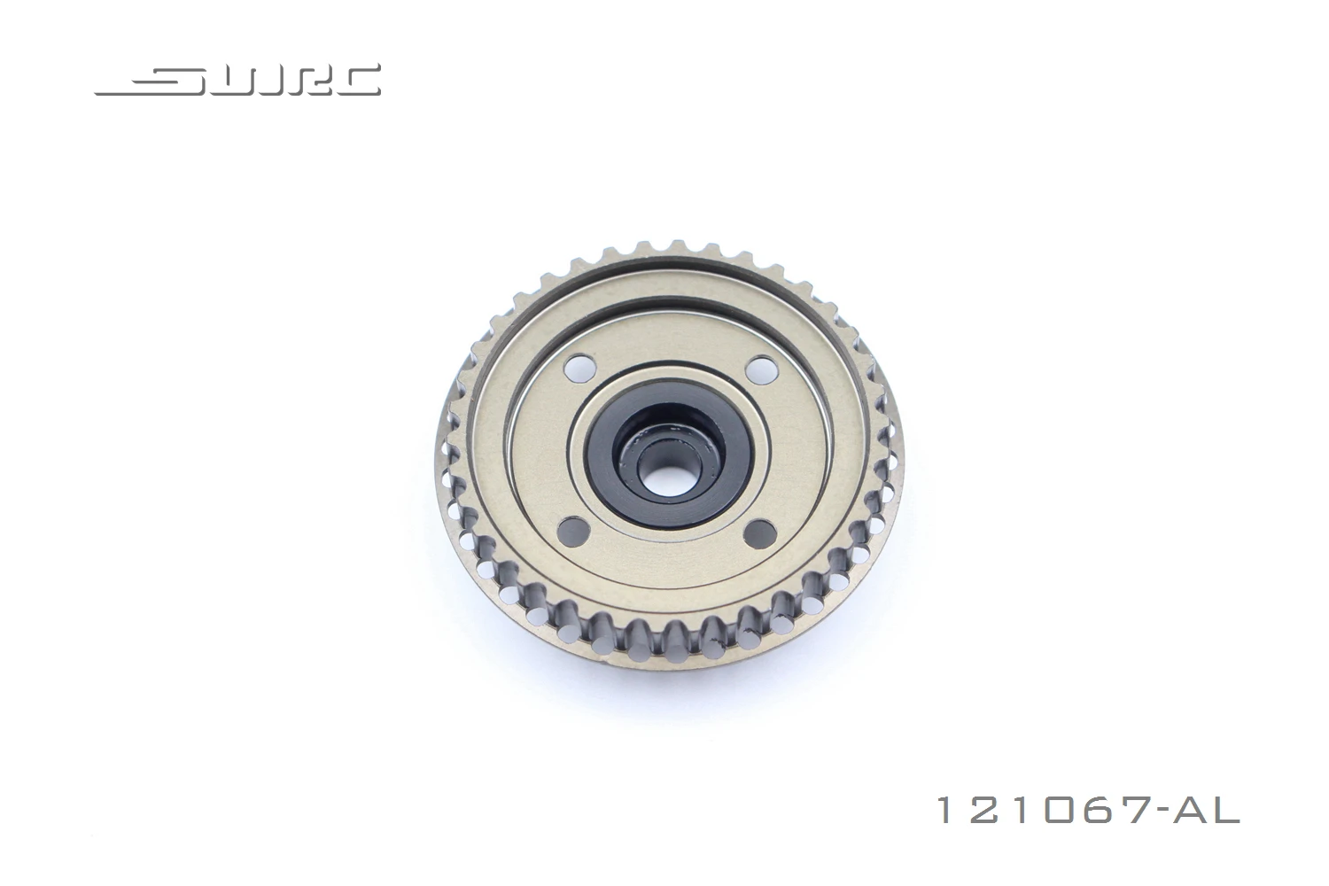 SNRC 121067-AL 1/10 RCAccessories ALU. GEAR DIFF. CASE PULLEY(38T ...