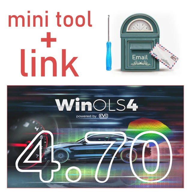 Original install WinOLS 4.7 with crack Not VM Version Engine Control Units With gifts Damos 2021 ...