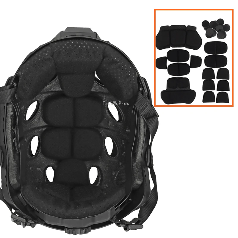 Tactical-Helmet-Inner-Pads-Kit-Comfortable-Airsoft-Shooting-Sports ...