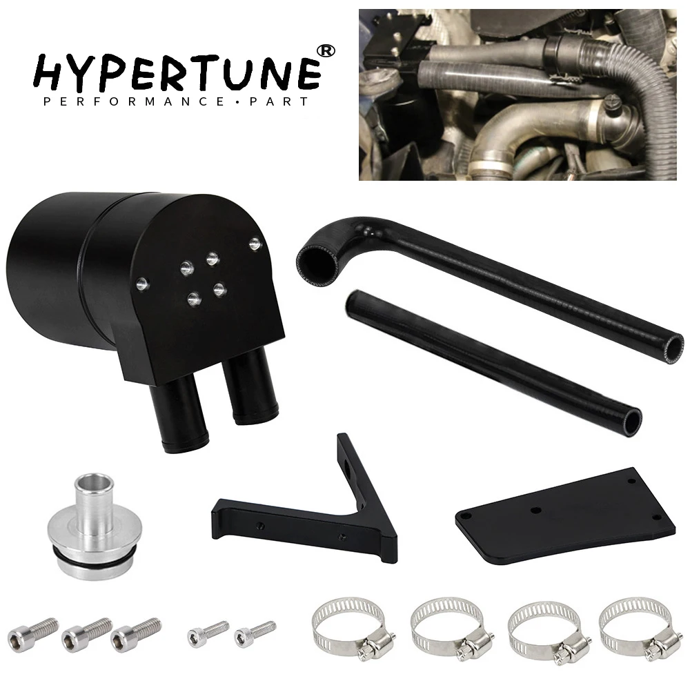 Hypertune-Black-Aluminum-Alloy-Reservior-Oil-Catch-Can-Tank-with ...