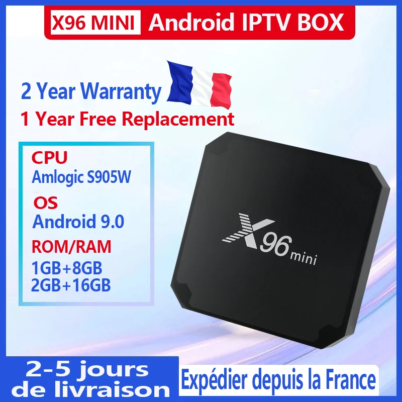 Dispositivo de TV inteligente X96 Mini, decodificador con Android 9,0 ...
