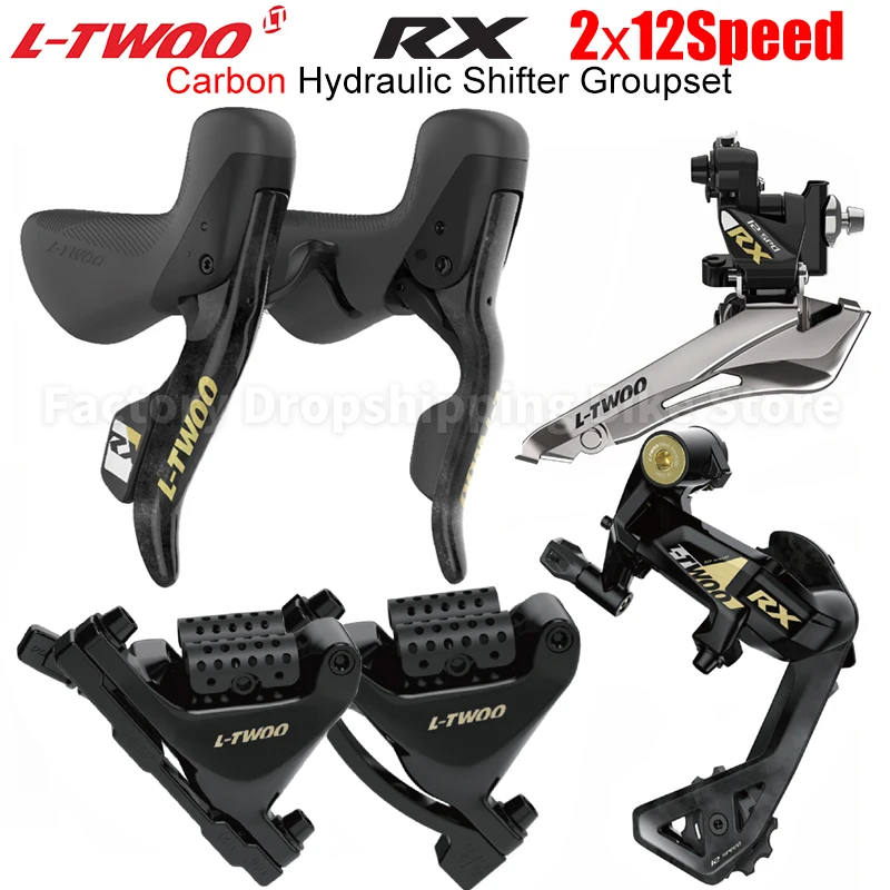 LTWOO-RX-2X12-Speed-Road-Hydraulic-Disc-Groupset-12S-Carbon-Fibre-Shift ...