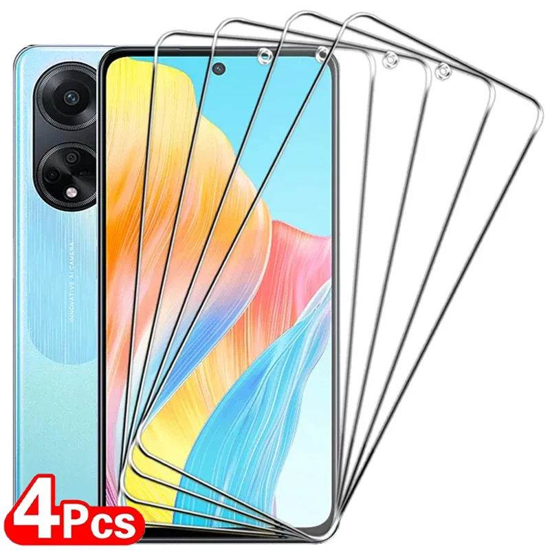 4PCS HD Screen Protector For OPPO A98 A97 A78 A38 A17 A96 A93 A92 A91 ...