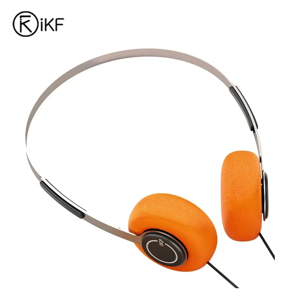 IKF-Y3-On-Ear-Headphones-Retro-Wired-alto-falante-leve-qualidade-de-som ...