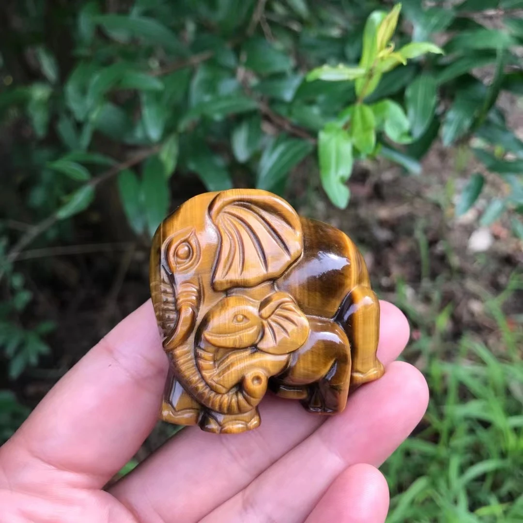 Tiger eye elephant store