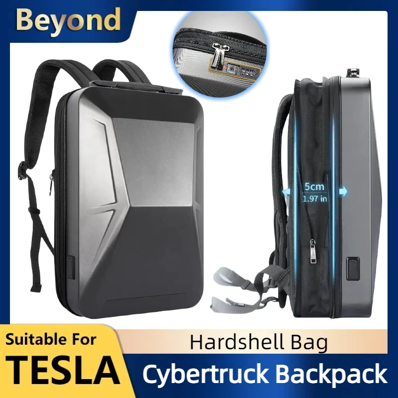 Cybertruck-Backpack-For-Tesla-Waterproof-Hardshell-Bag-Durable-Anti ...