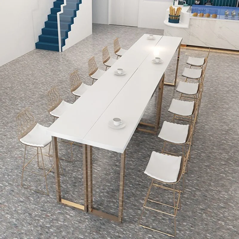 Luxury Coffee Bar Tables Dining Room Modern High Wooden Bar Tables
