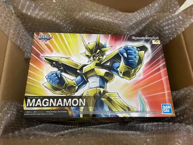 Magnamon Figure Digimon Magnamon 6" Action Figure Digivolving Digiegg