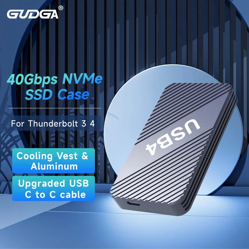 USB4-40Gbps-NVMe-SSD-Enclosure-PCIe3-0-x4-Aluminum-M2-SSD-Case ...