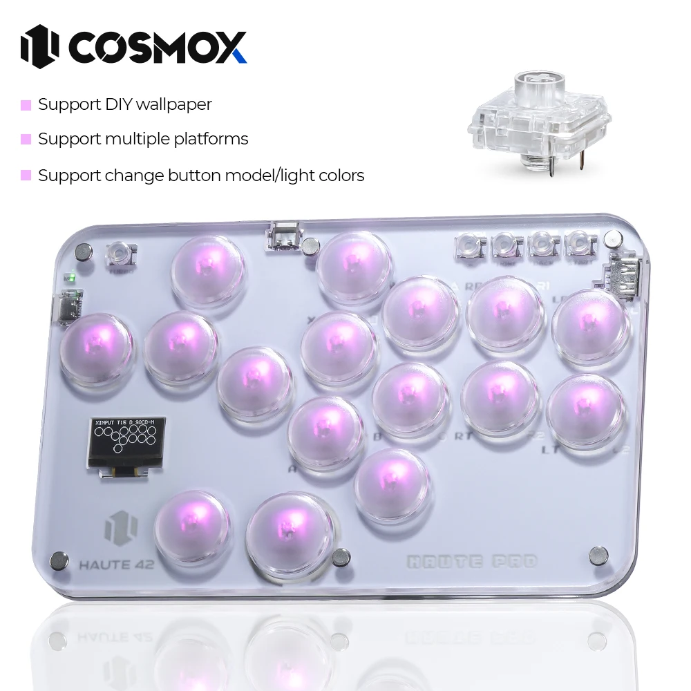 Haute42-COSMOX-Mini-Leverless-Controller-Hitbox-Fighting-Gaming ...