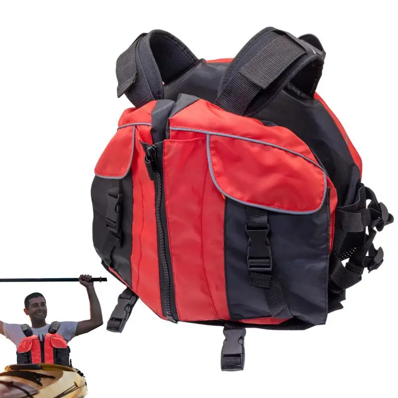 Adult Life Vest Floating Boating Comfortable Vest For Life Saving ...
