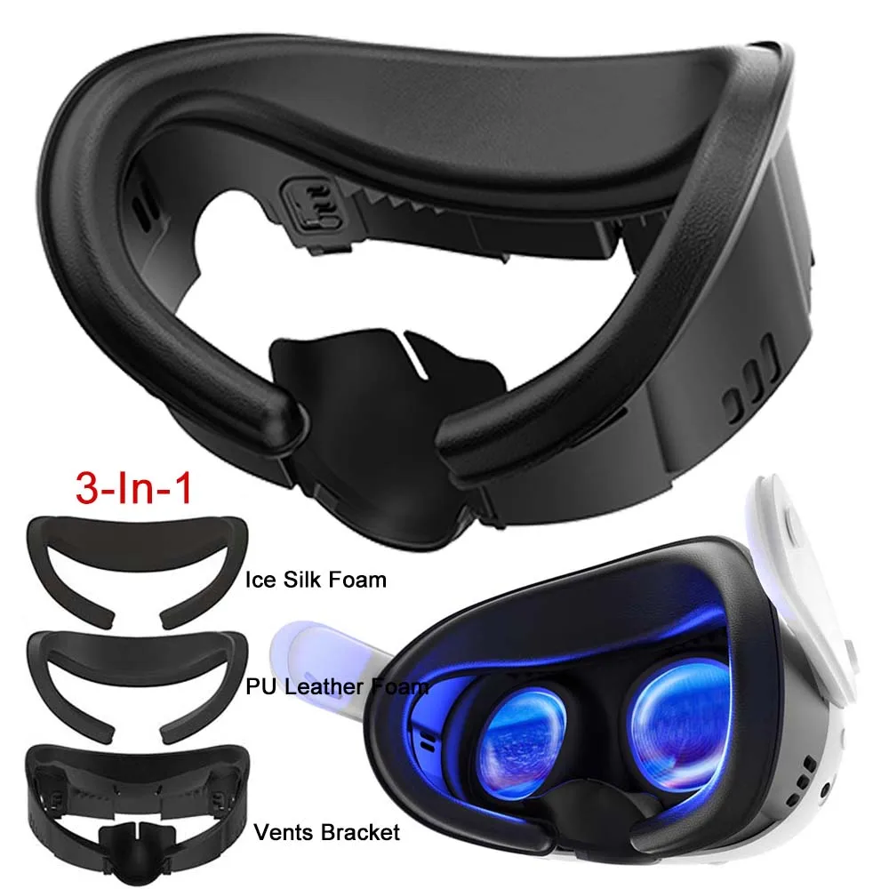 For-Meta-Quest-3-Face-Mask-Cover-AMVR-Upgraded-3-in-1-Facial-Interface ...