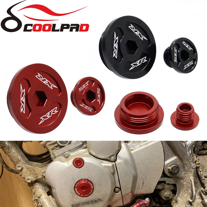 XR400R-Motorcycle-Crankcase-Cover-Straight-Screw-Plug-Alternator-Cap ...