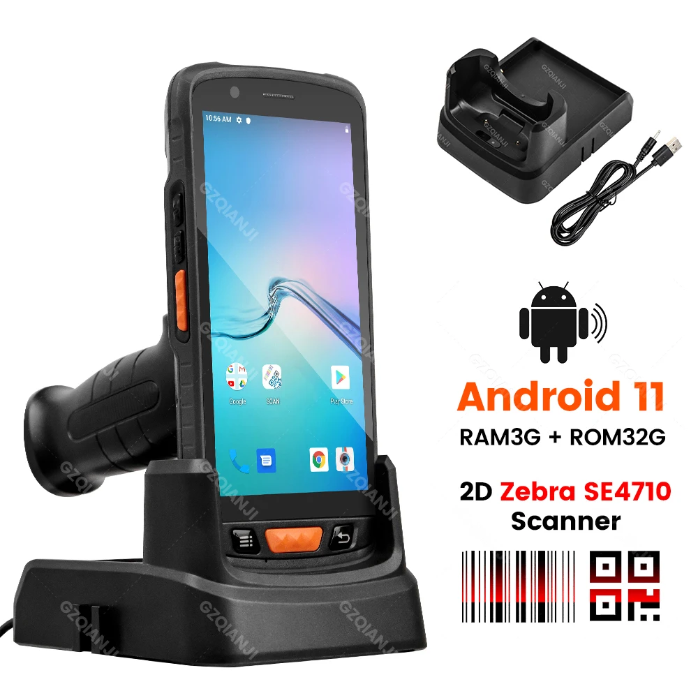 Android-11-Rugged-PDA-Zebra-SE4710-NFC-Handheld-Terminal-Wireless-Wifi ...
