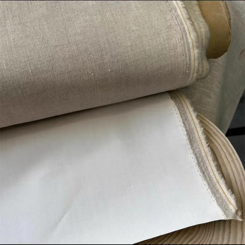 1.4m size artist pure linen painting canvas , rain linen primed fine ...