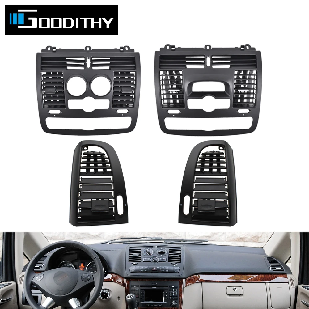 Interior Car Left Right Central Middle AC Vent Grille Air Outlet Panel ...